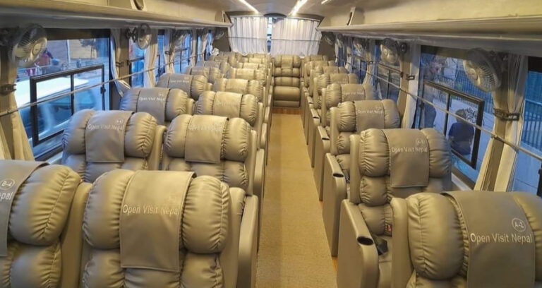 Kathmandu Pokhara Sofa Bus, VIP Luxury, Daily Service